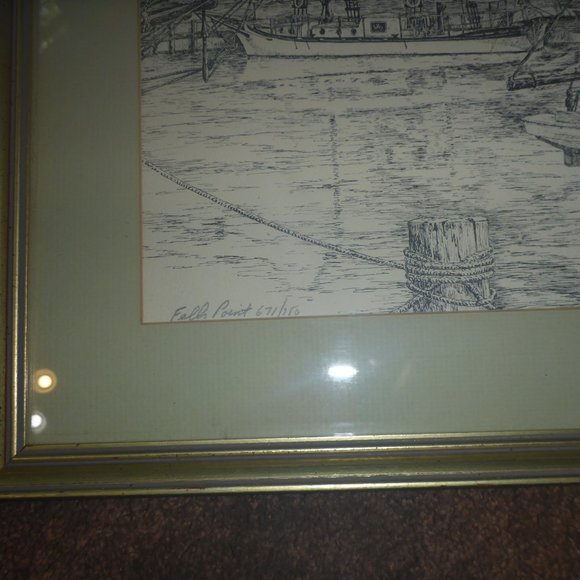 Vintage | Art | Vintage Framed Fells Point Art Print | Poshmark